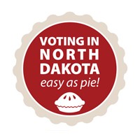 Voting in North Dakota : Easy as Pie!